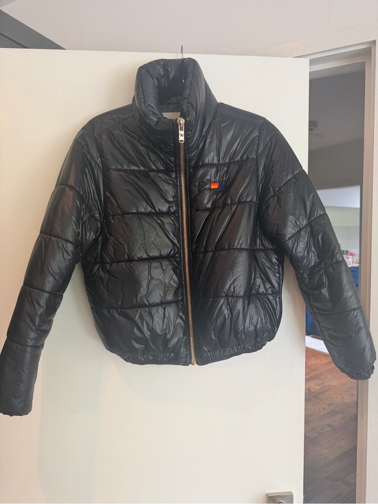 Aviator Nation | Jackets & Coats | Aviator Nation Black Puffer Jacket ...